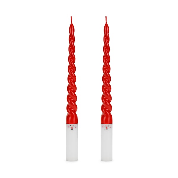 Santa Candles - Etsy