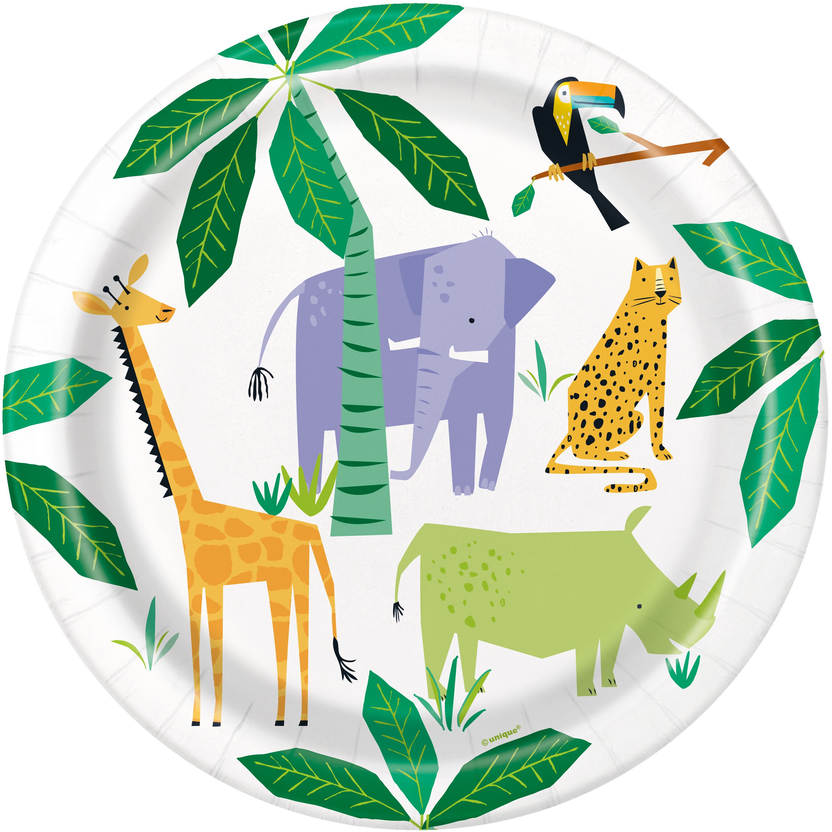 Animal Safari Plates Safari Jungle Birthday Party - Etsy