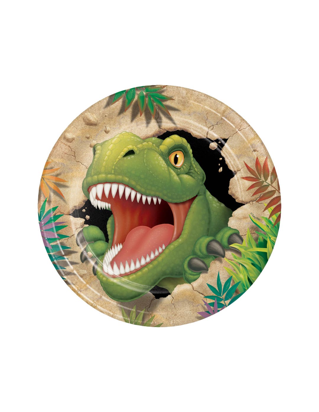 Dinosaur Party Plates - Dinosaur Plates, Dinosaur Birthday Party ...