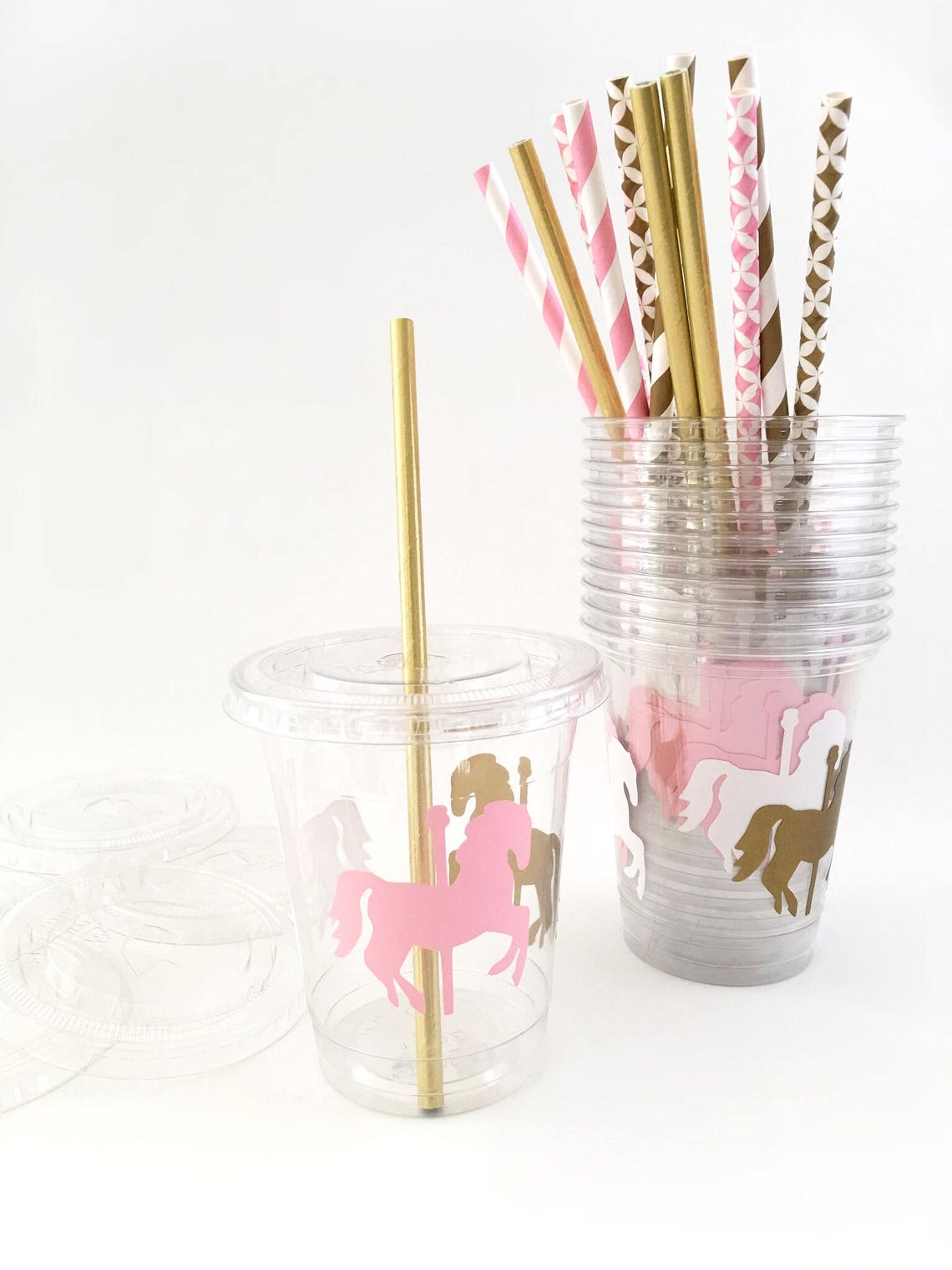 Carousel Cups Carousel Party Carousel Birthday Carousel | Etsy