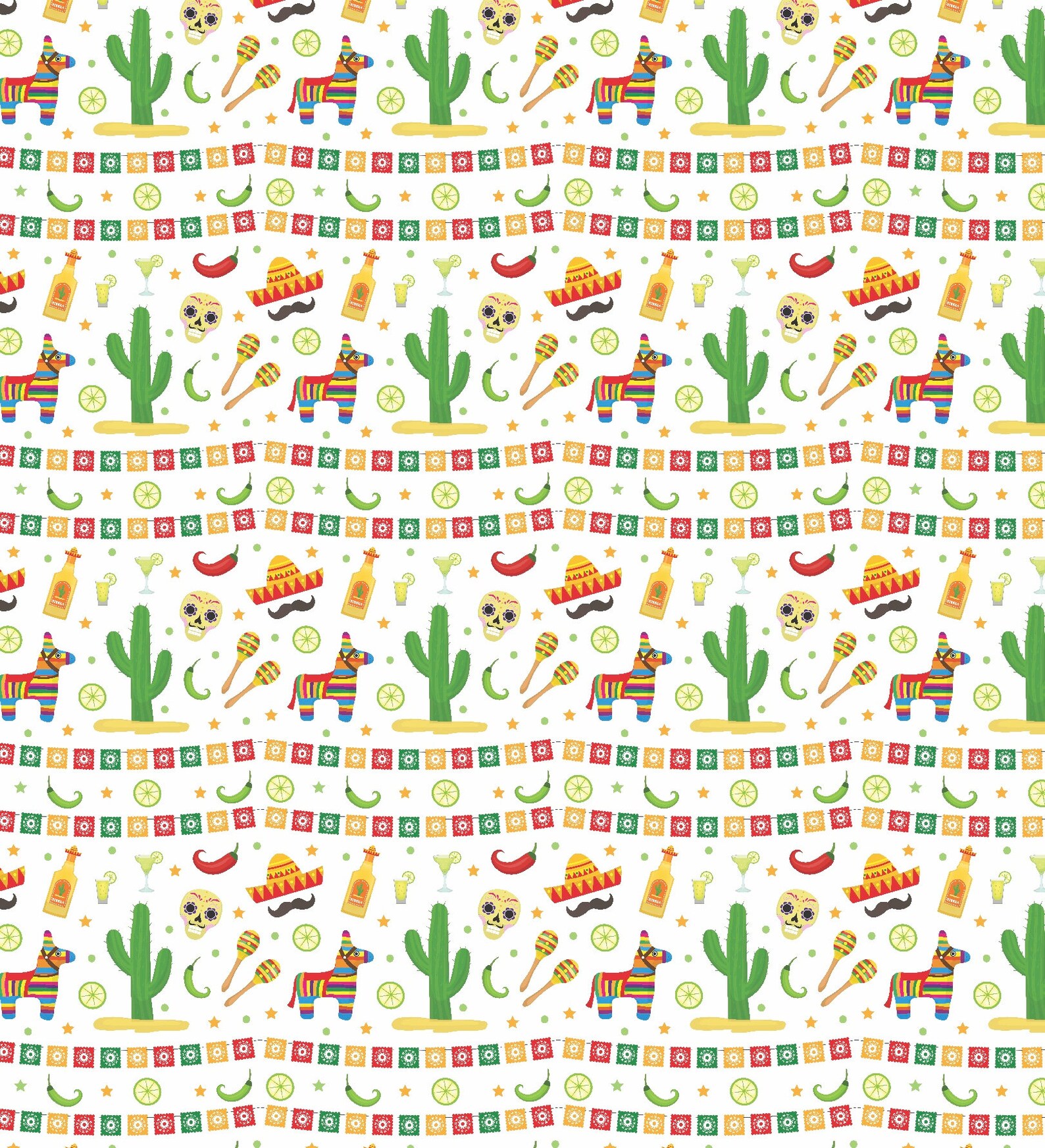 Fiesta Gift Wrap Fiesta Wrapping Paper Fiesta Birthday - Etsy