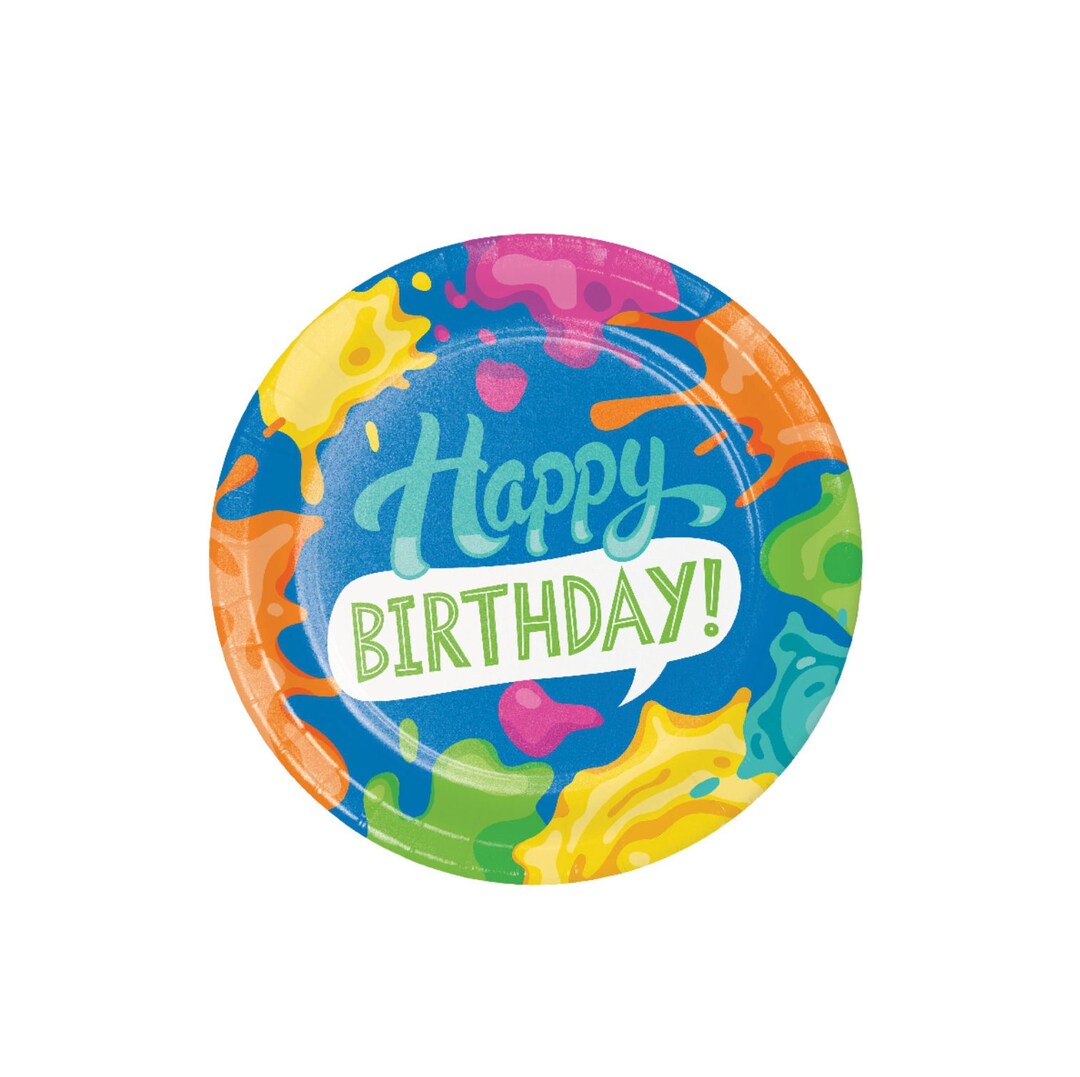 Paint Birthday Plates - Art Party Supplies, Painting Birthday ...
