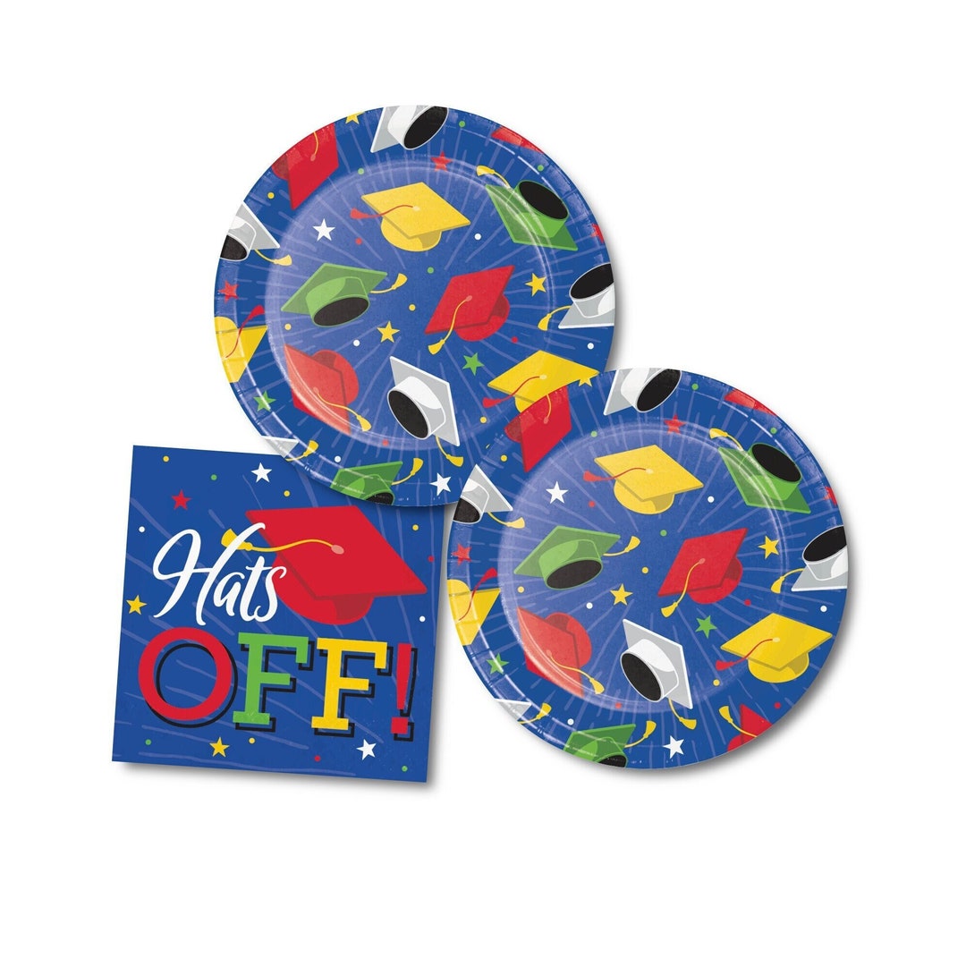 Grad Party Supplies - Graduation Party Plates, Graduation Party Napkins ...