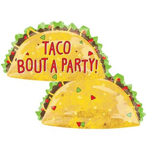 Taco Party Balloon - Taco Party Decorations, Taco Balloon, Taco ...