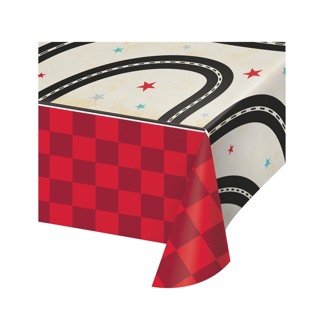 Racing Party Tablecloth Race Car Birthday Race Car Party - Etsy