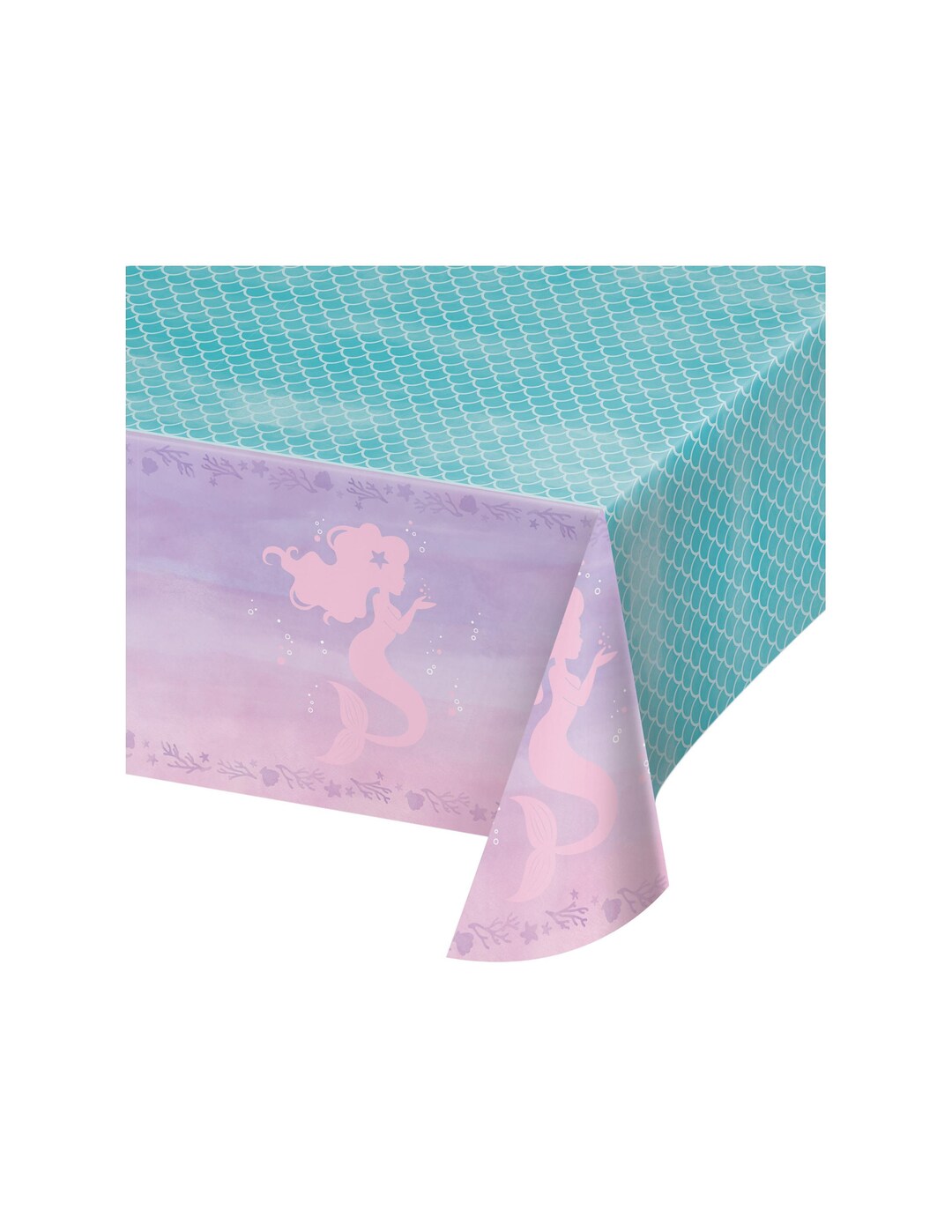 Mermaid Tablecloth - Mermaid Party, Mermaid Birthday Decorations ...