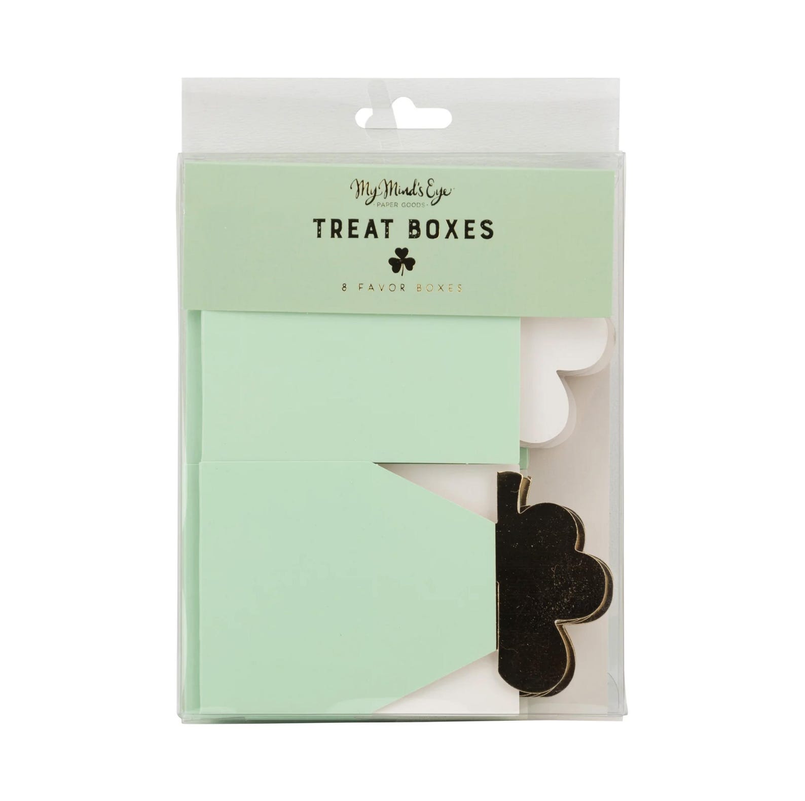 Shamrock Favor Boxes - Clover Birthday Decorations, Lucky Party ...