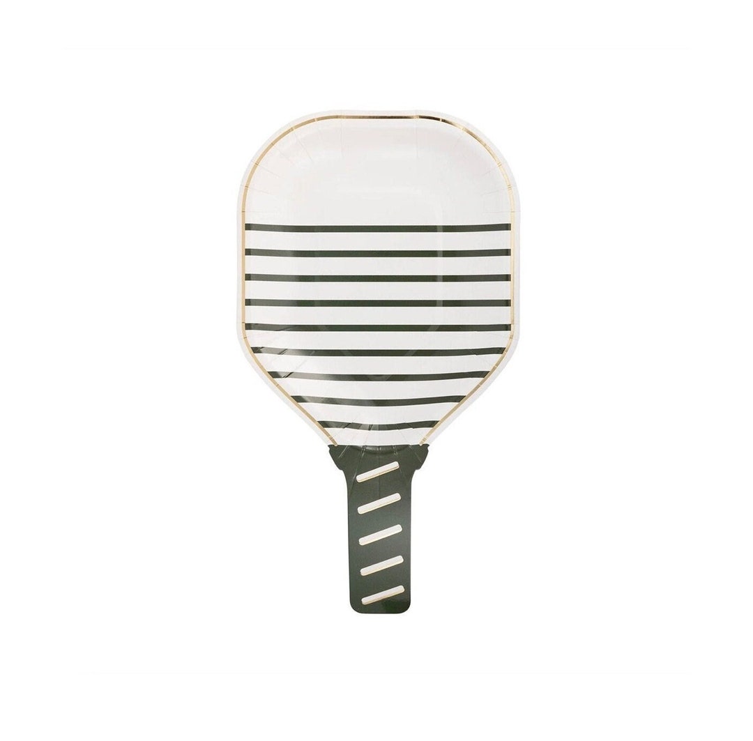 Pickleball Paddle Plates - Disposable Paper Plates, Pickleball Theme ...