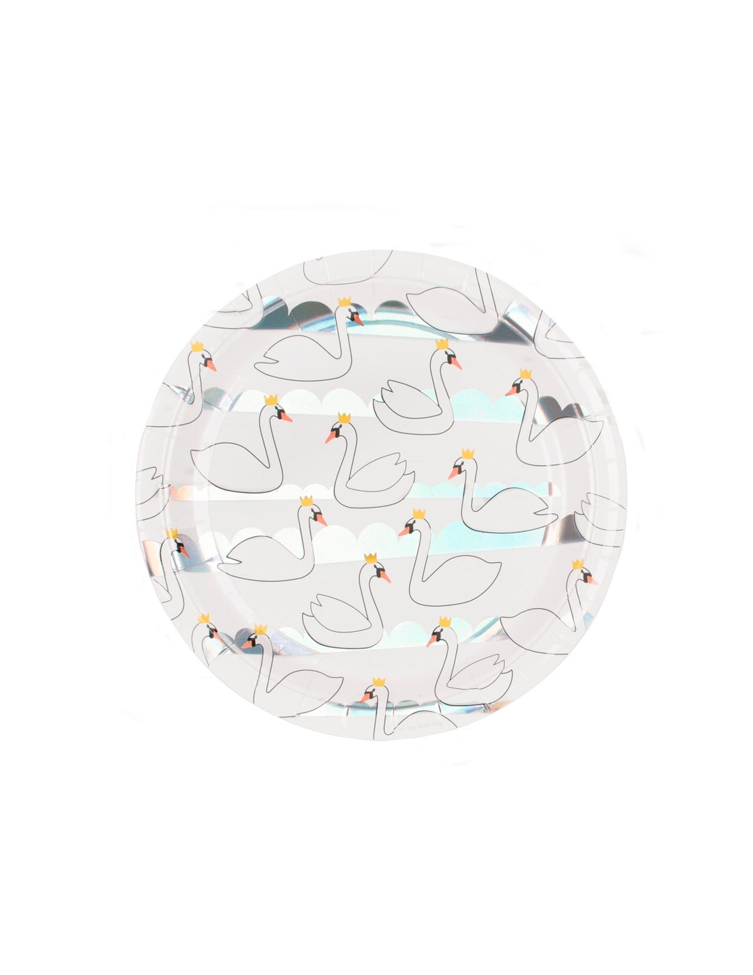 Swan Party Plates - Swan Birthday Party Supplies, Swan Princess Party ...