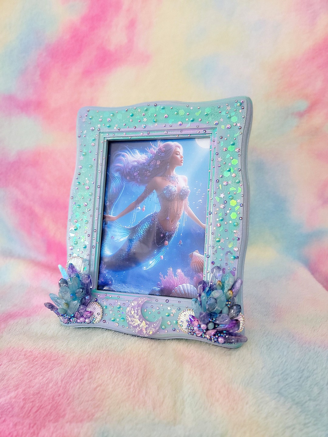 Celestial Sea Mermaid Decor Photo Frame 5 X 7 - Etsy