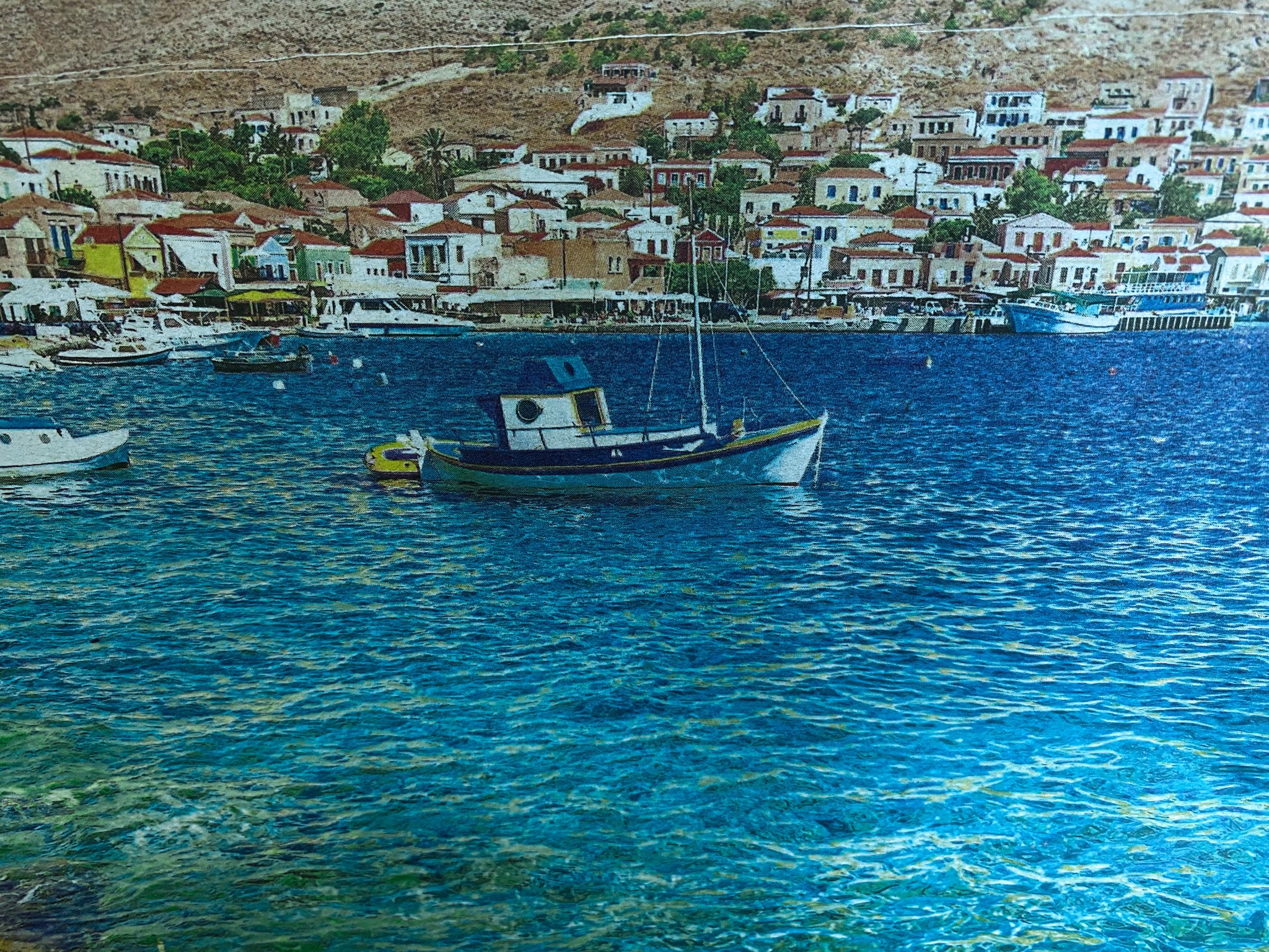 Pure Alpaca the Colour of the Sea Around Greek Islands Under a Blazing ...