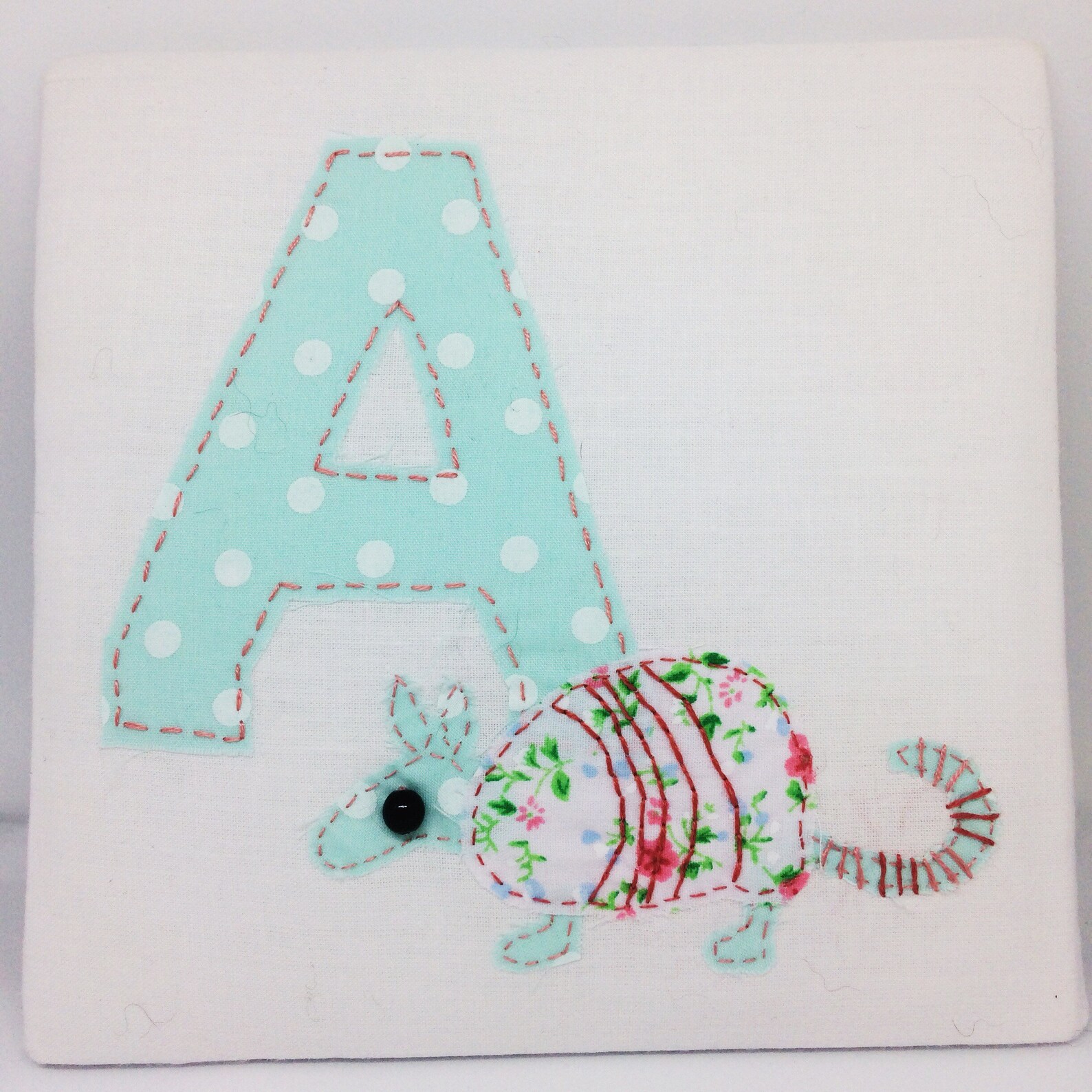 Patchwork Animal Alphabet: 'A is for Armadillo' Baby - Etsy