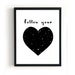 Follow Your Heart Digital Poster Inspirational Quote for - Etsy