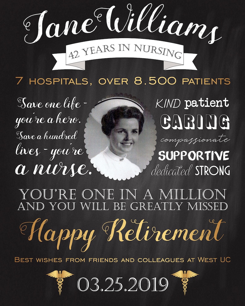 Nurse Retirement Gift Last Minute Nurse Retirement | Etsy