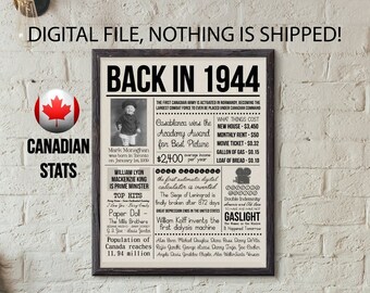 Back in 1944 Poster - Etsy