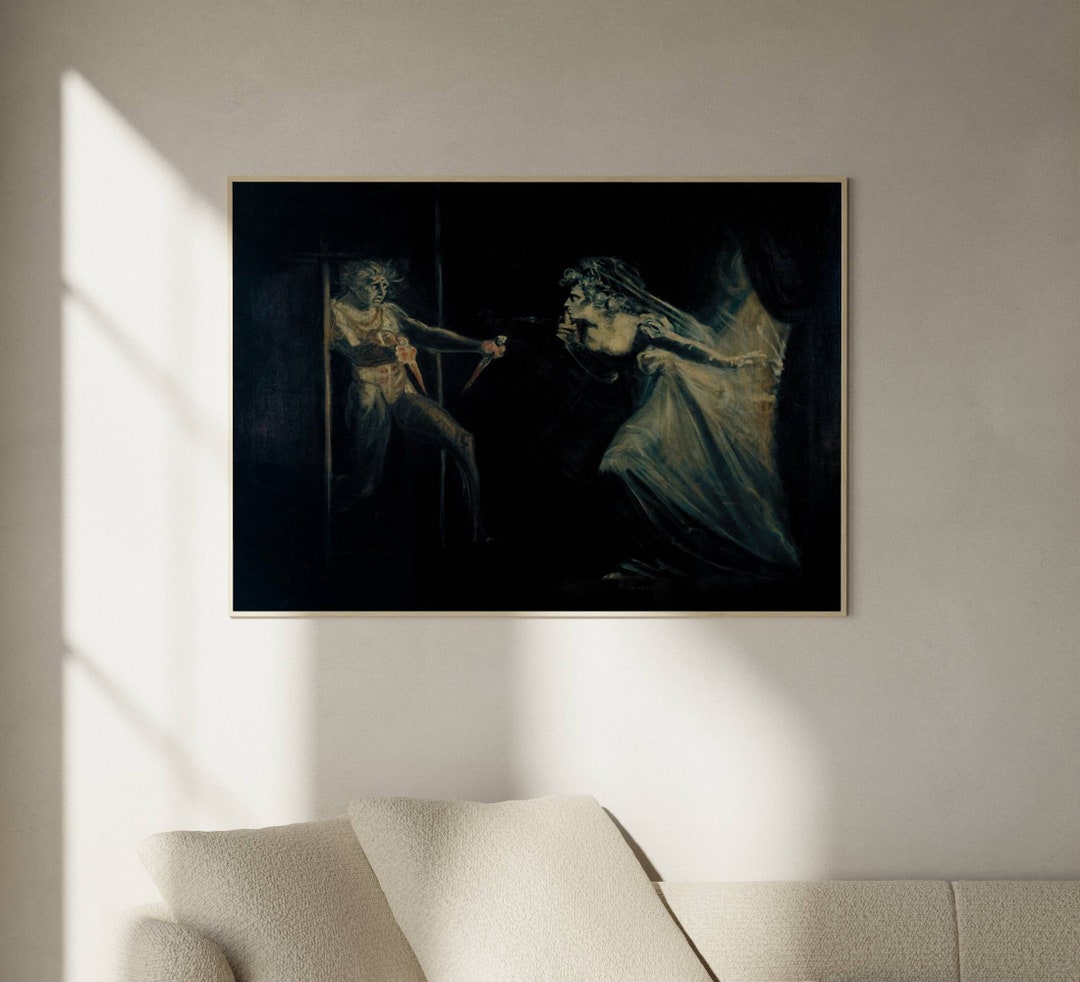 Lady Macbeth Seizing the Daggers Henry Fuseli Vintage Fine Art Print ... Lady Macbeth Seizing the Daggers Henry Fuseli Vintage Fine Art Print ...