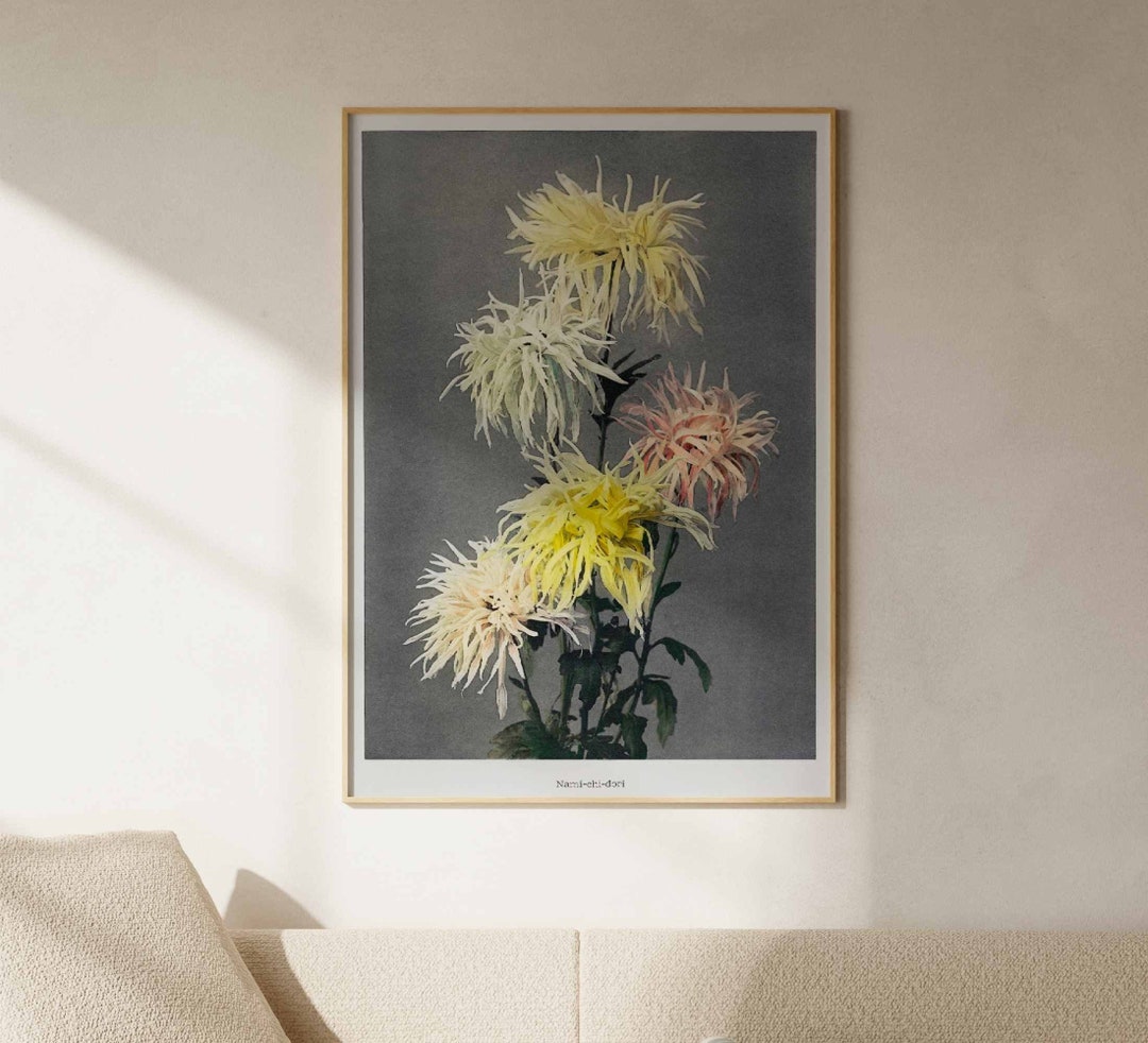 Nami Chi Dori Ogawa Kazumasa Poster, Print, Japanese Botanical ...