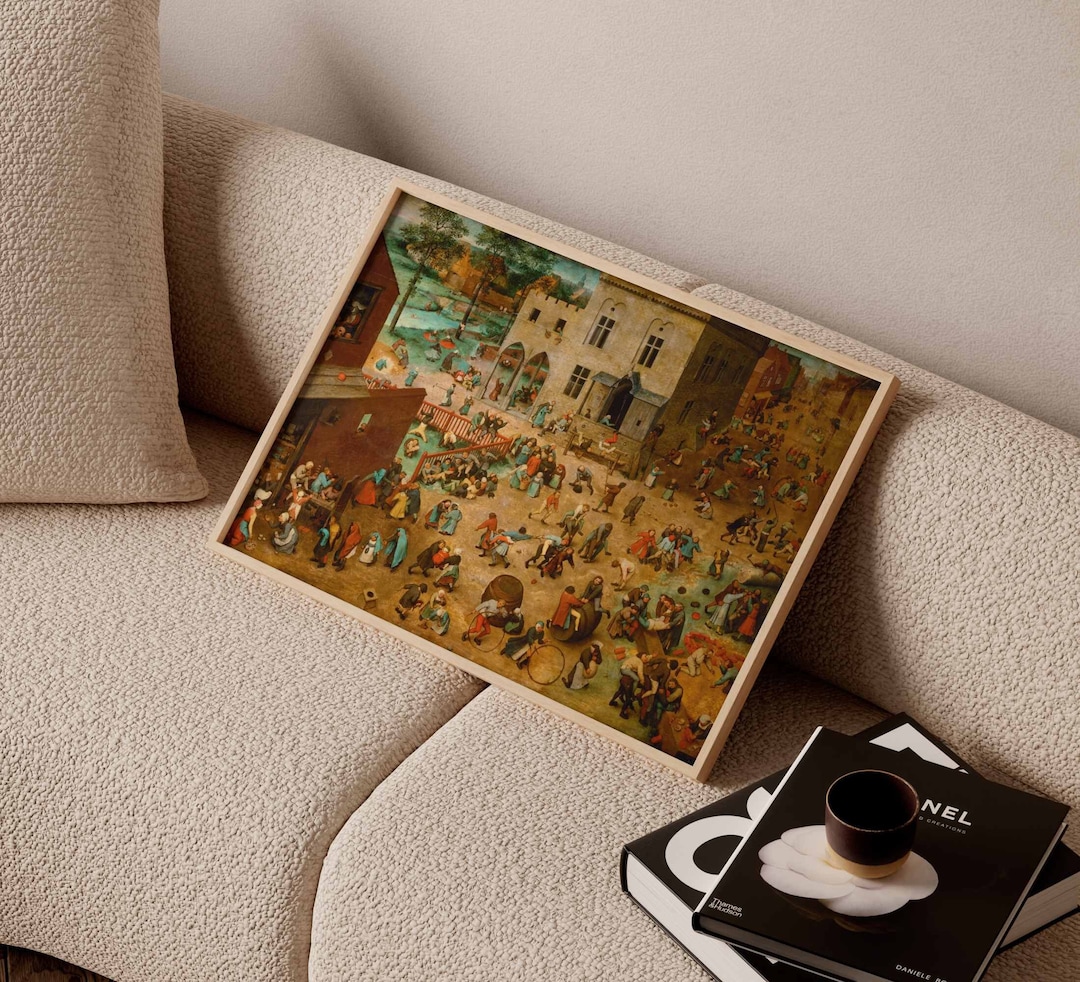Pieter Bruegel the Elder Children's Games Flemish Renaissance Painting ...