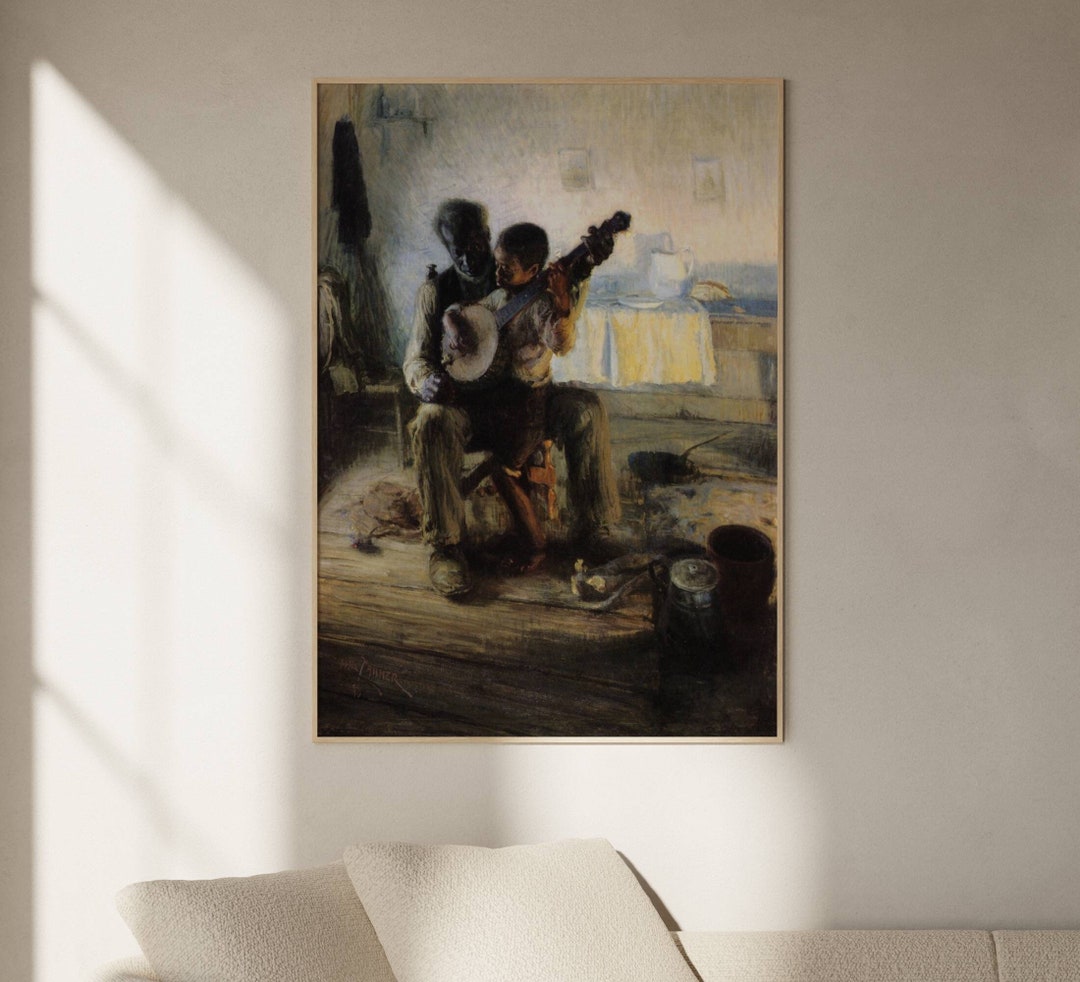 Henry Ossawa Tanner the Banjo Lesson Vintage Fine Art Print, Poster ...