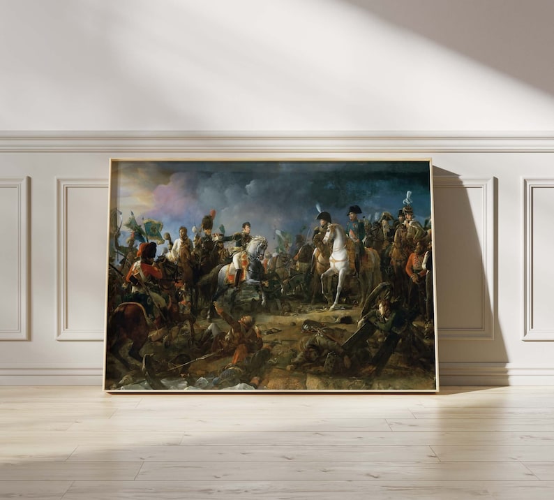 Francois Gerard Napoleon at the Battle of Austerlitz Neoclassicism ...
