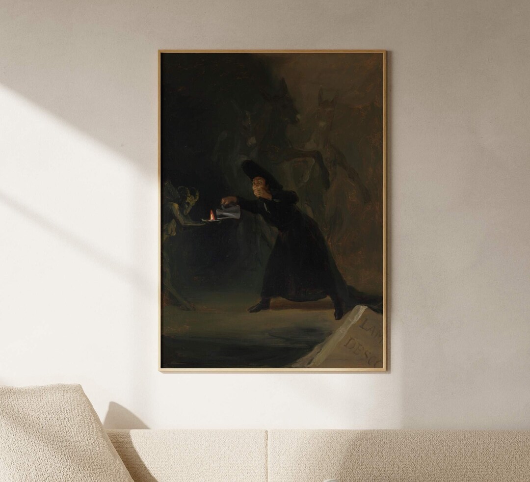 Francisco De Goya the Bewitched Man Vintage Fine Art Print, Poster ...