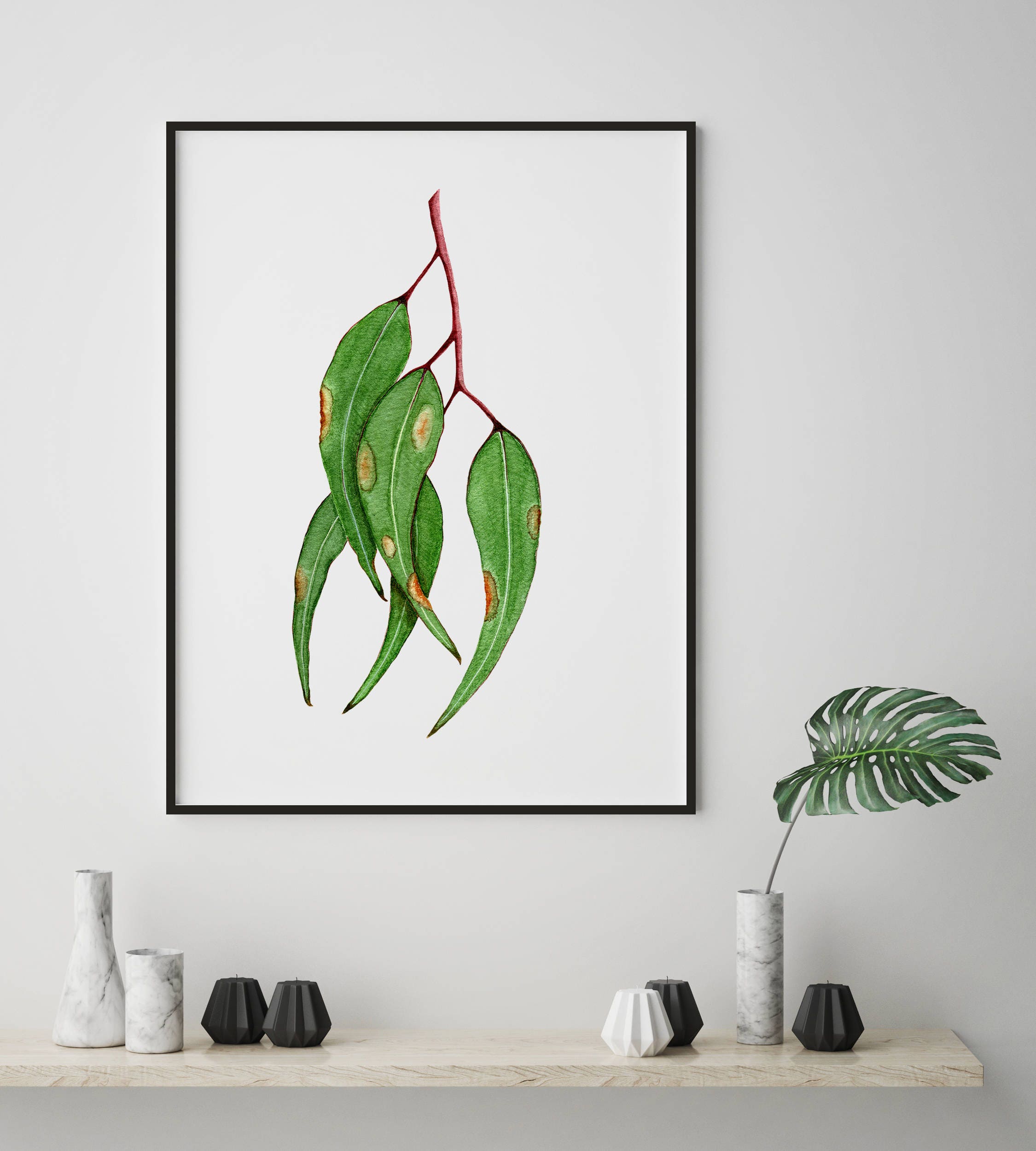 Art Print Australian Native Botanical Eucaluptus | Etsy