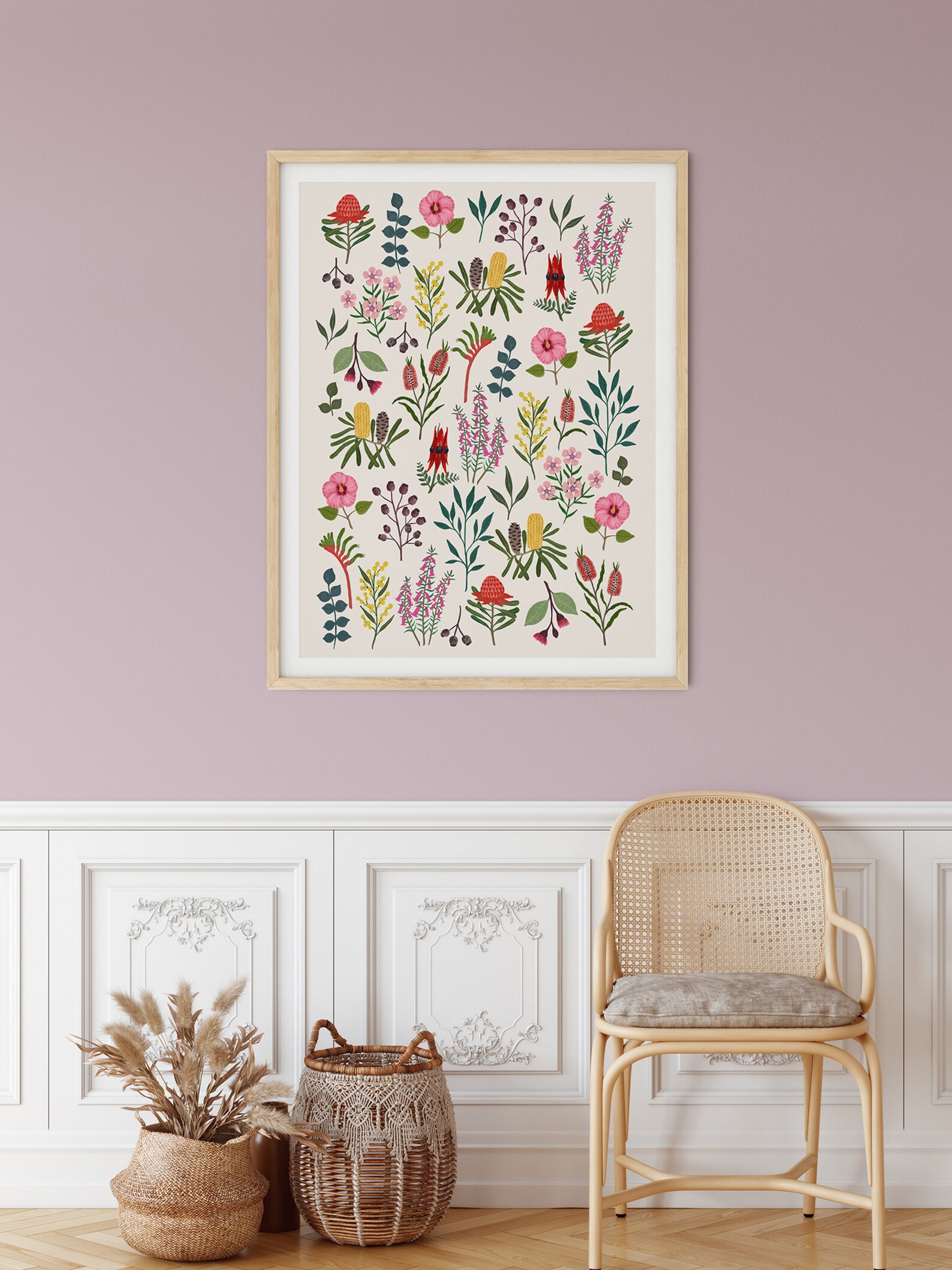 Art Print Australian Botanical Floral Print AUSTRALIAN | Etsy