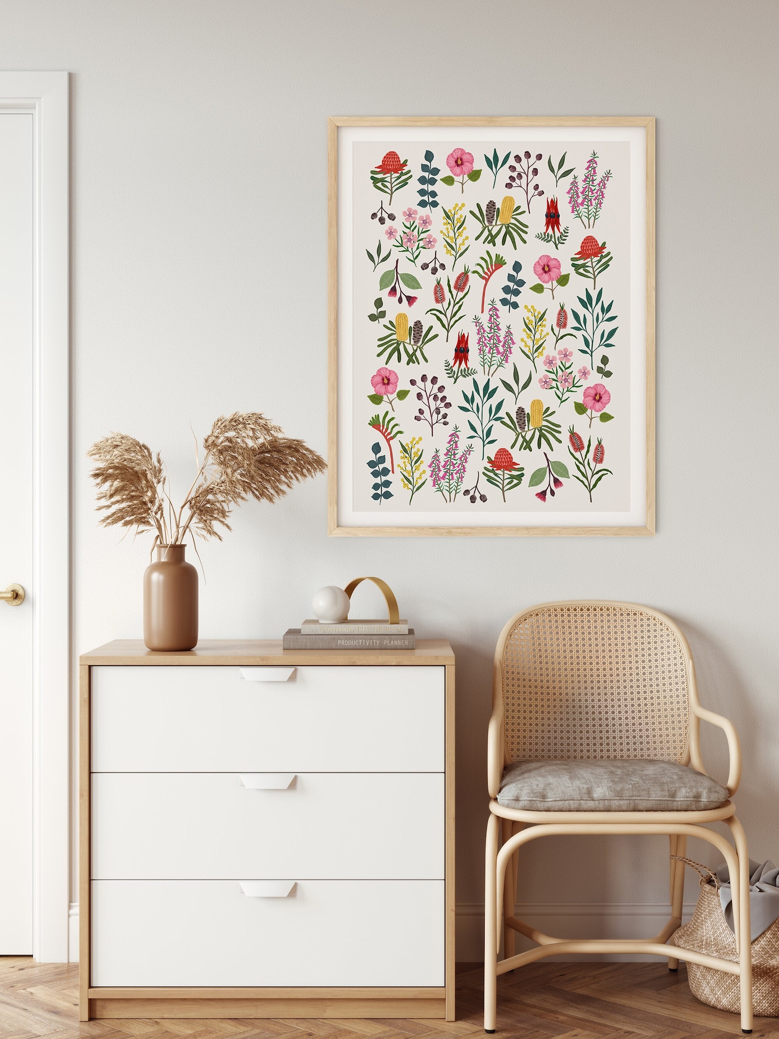 Art Print Australian Botanical Floral Print AUSTRALIAN | Etsy