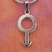 Male Gender Mars Symbol Necklace, 16-36" Long Chain, Men Man Boy Dude ...