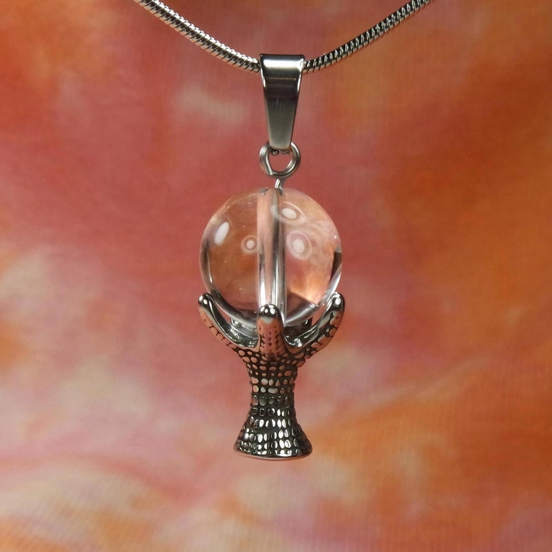 Crystal Ball Charm - Etsy