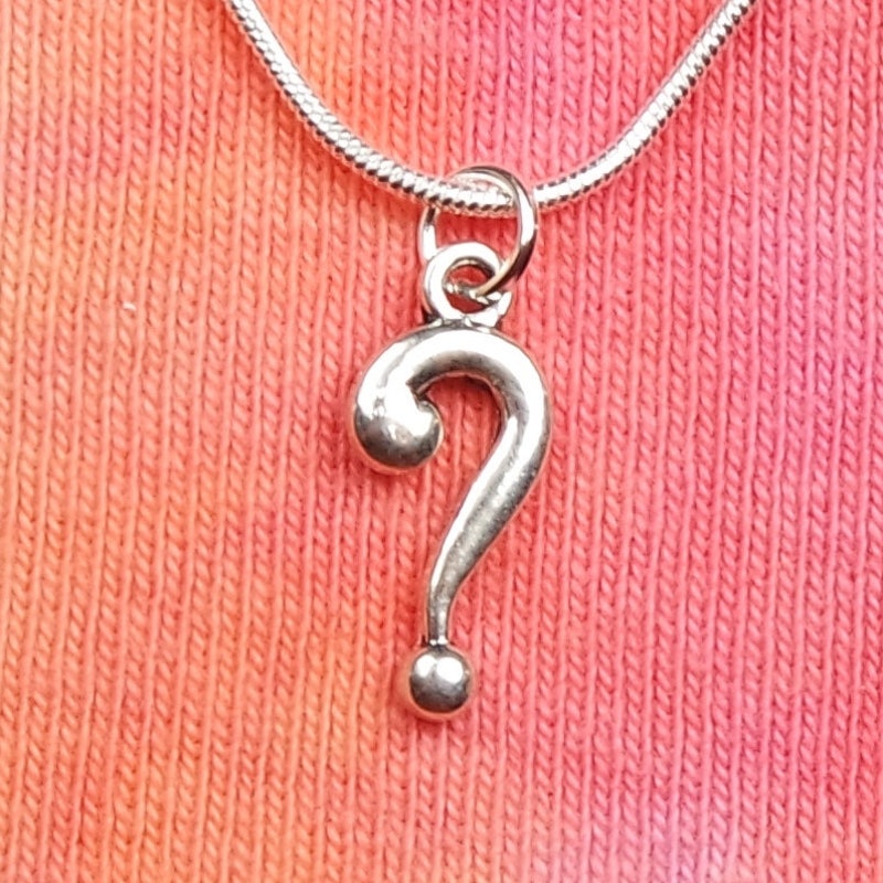 Question Mark Necklace - Etsy UK