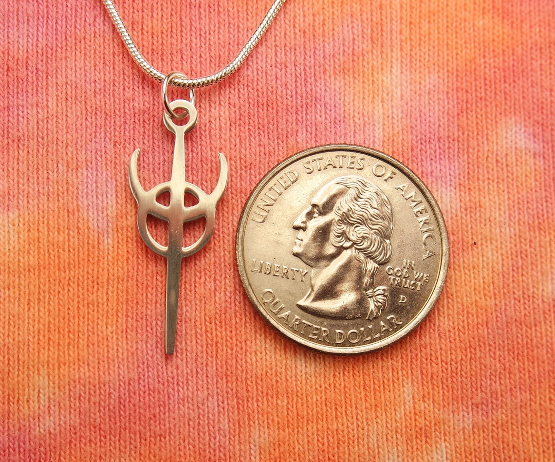 Clavicula Nox Necklace Symbol Charm Pendant Dragon Rouge - Etsy