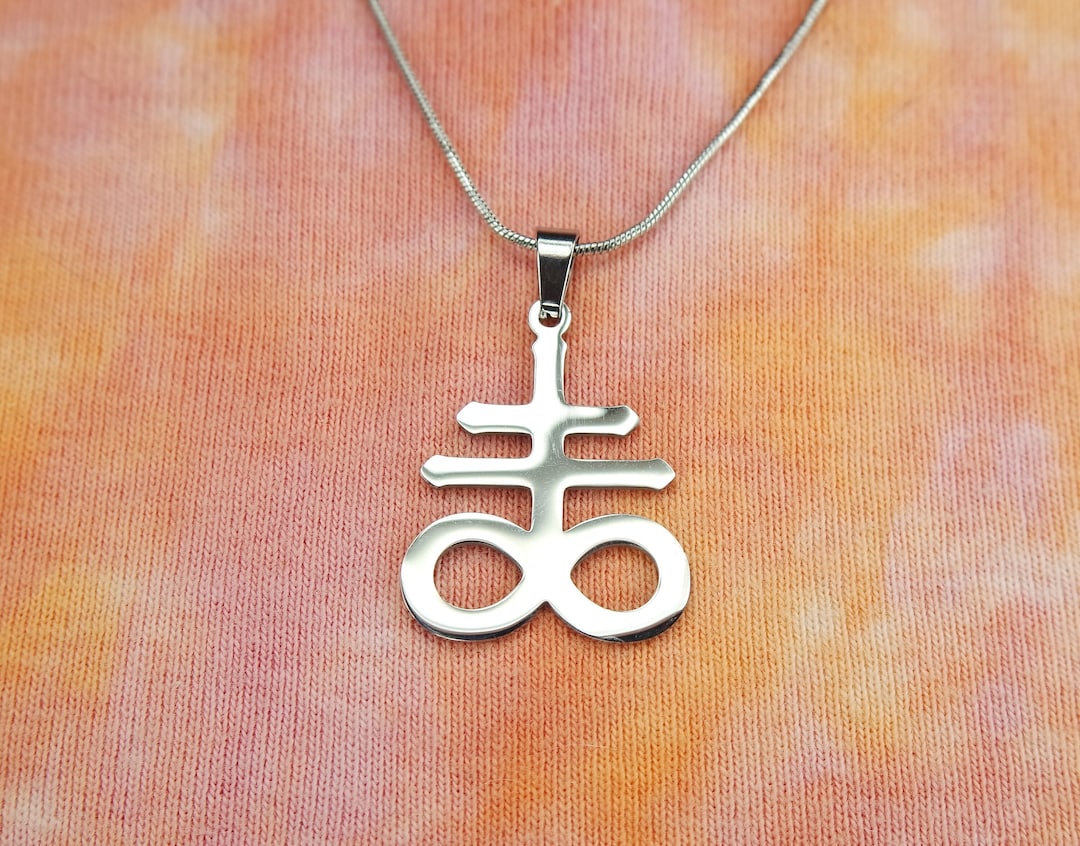 Leviathan Cross Necklace or Earrings, Dragon Sea Serpent Symbol Pagan ...