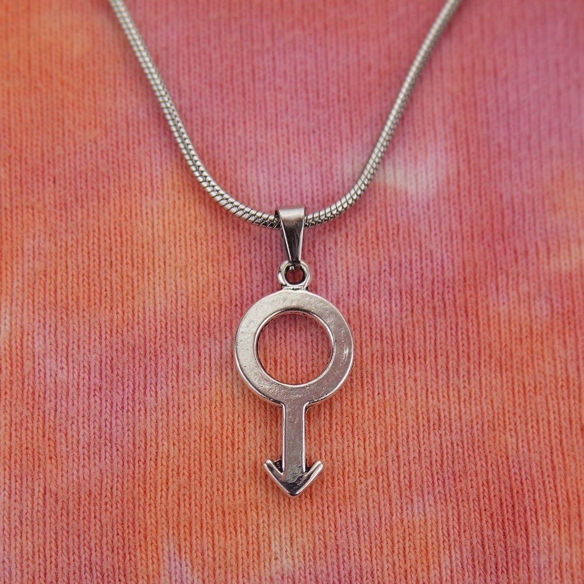 Male Gender Mars Symbol Necklace, 16-36" Long Chain, Men Man Boy Dude ...