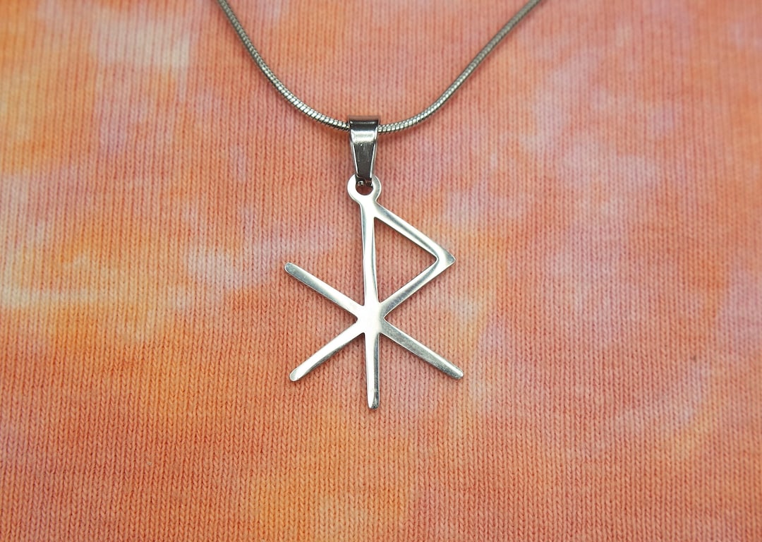 Love Bindrune Necklace or Earrings, Elder Futhark Bind Runes Jewelry ...