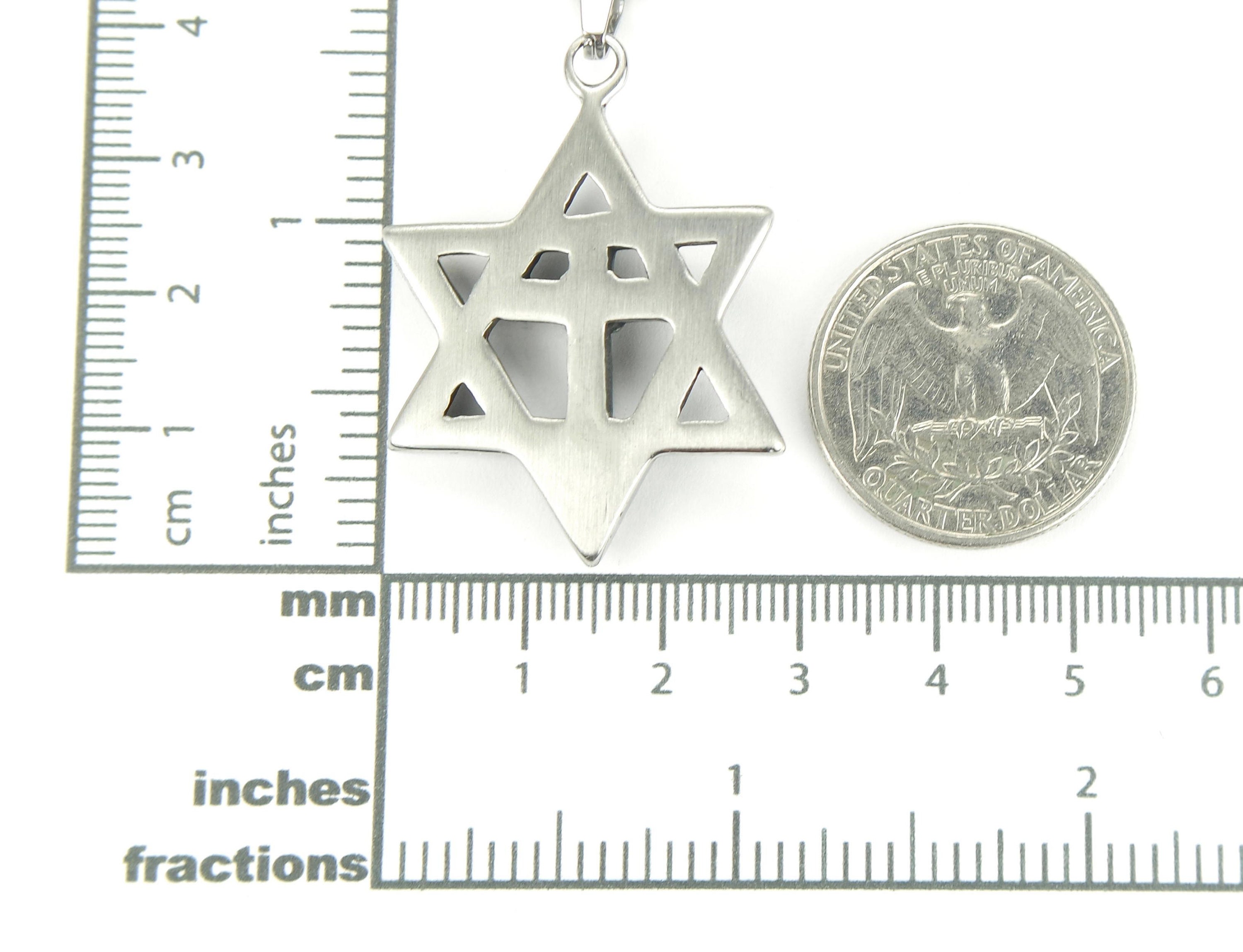 Messianic Star, Cross in Star of David Necklace, Jewish Christian ...