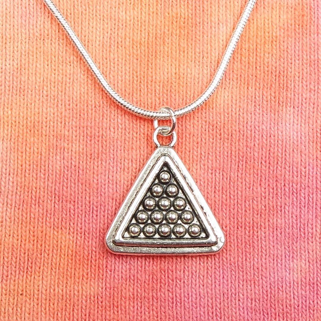 Billiard Rack W/ Pool Balls Necklace, Pick 16-36" Long Chain, Gift ...