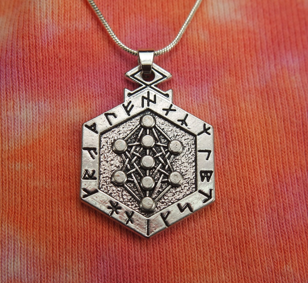 Armanen Runes Necklace Guido Von List 18 Futharkh Younger Futhark ...