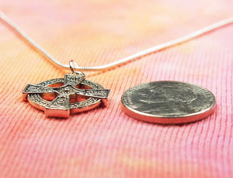 Equal Armed Cross Necklace Solar Cross Square Cross Celtic - Etsy