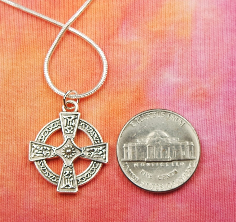 Equal Armed Cross Necklace Solar Cross Square Cross Celtic | Etsy