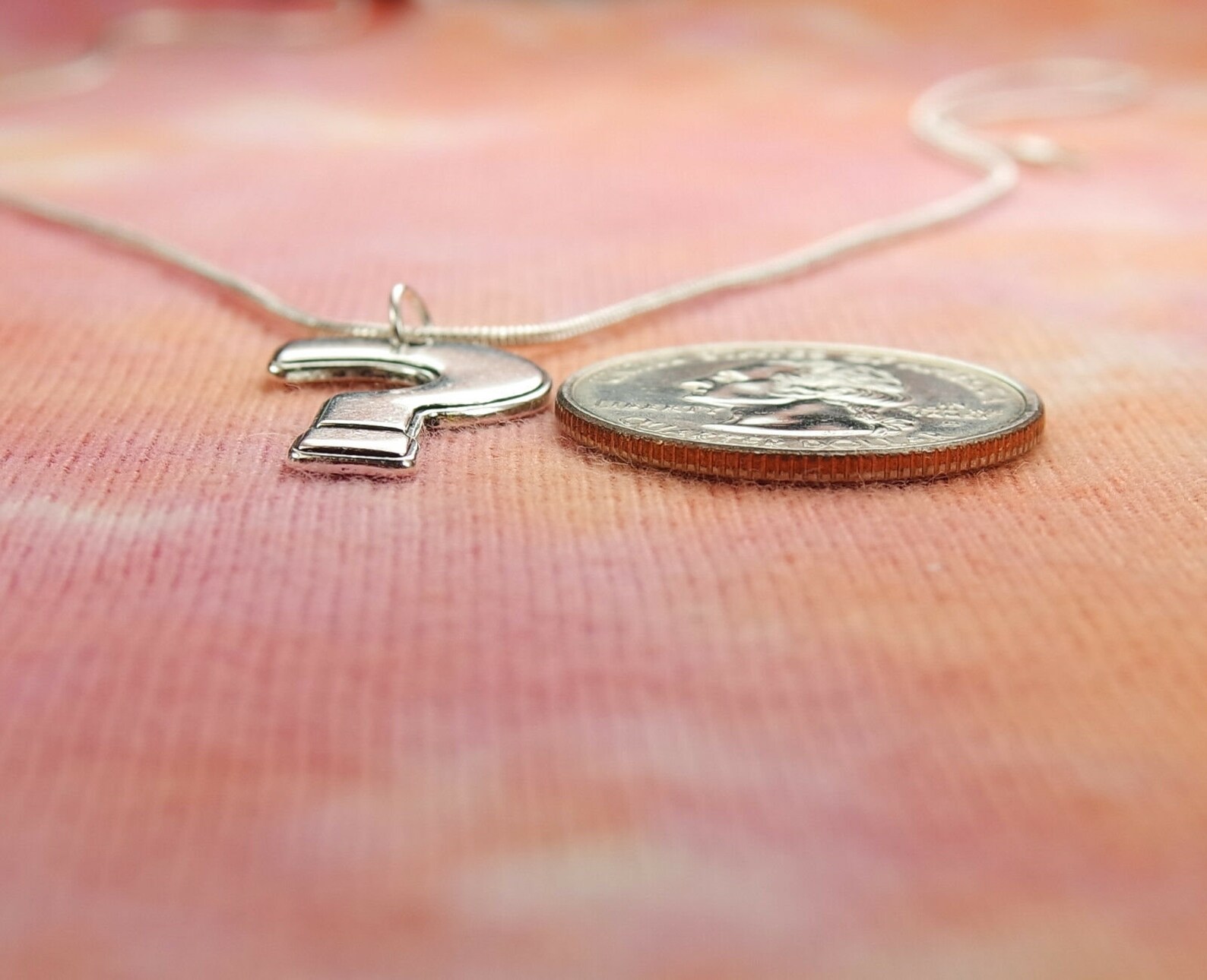 Question Mark Necklace medium Version 16-36 Long | Etsy