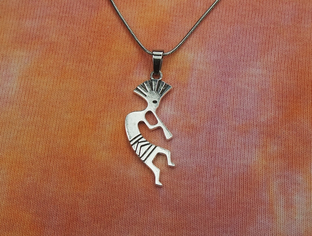 Kokopelli Necklace or Earrings, Native American Indian Style Fertility ...