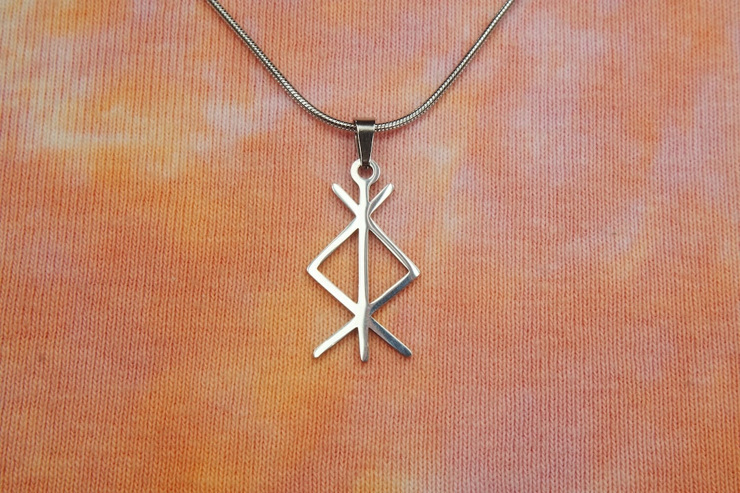 Protection Bindrune Necklace or Earrings, Elder Futhark Bind Runes ...