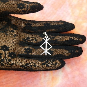 Protection Bindrune Necklace or Earrings, Elder Futhark Bind Runes ...