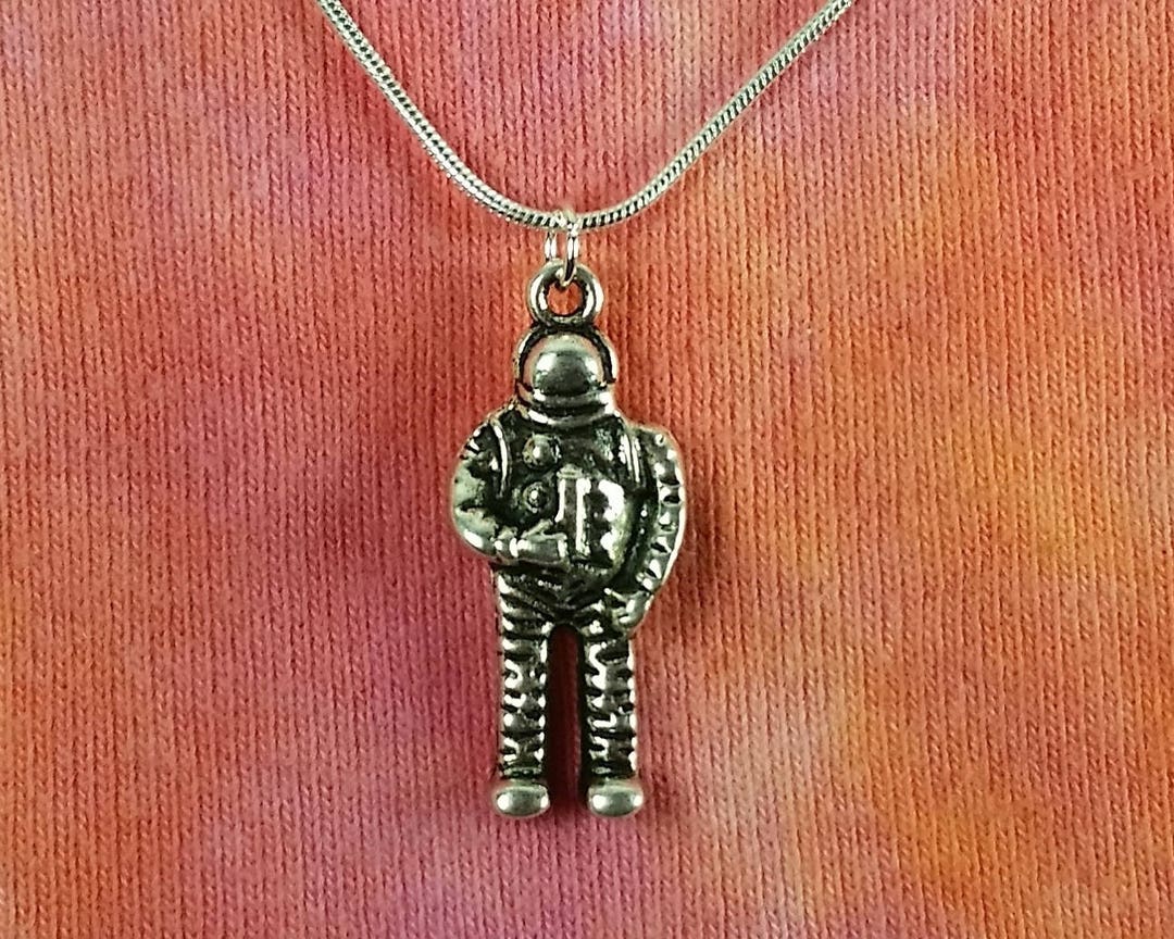 Astronaut Necklace, Space Travel Moon Suit Scifi Starman Spacex Nasa 3D ...