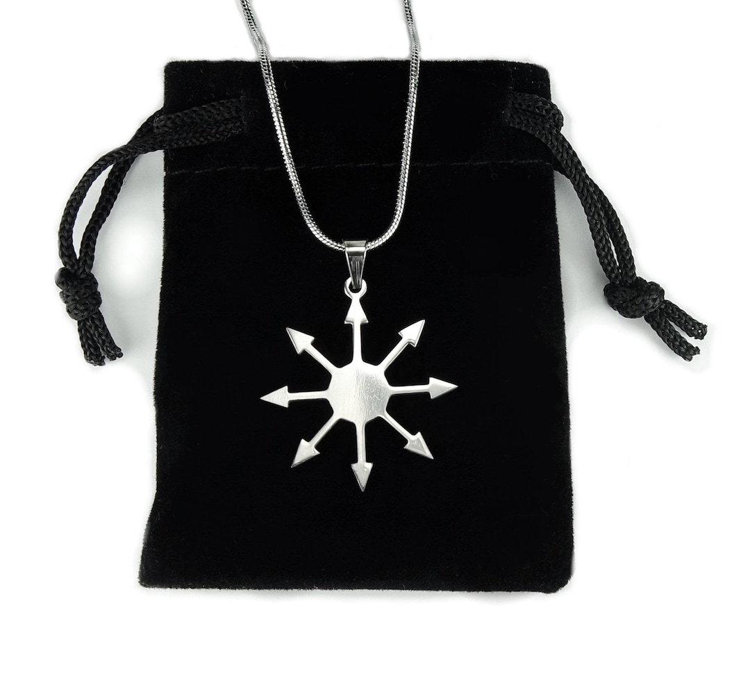 Chaos Magick Necklace or Earrings, Waterproof Pure 304 Stainless Steel ...