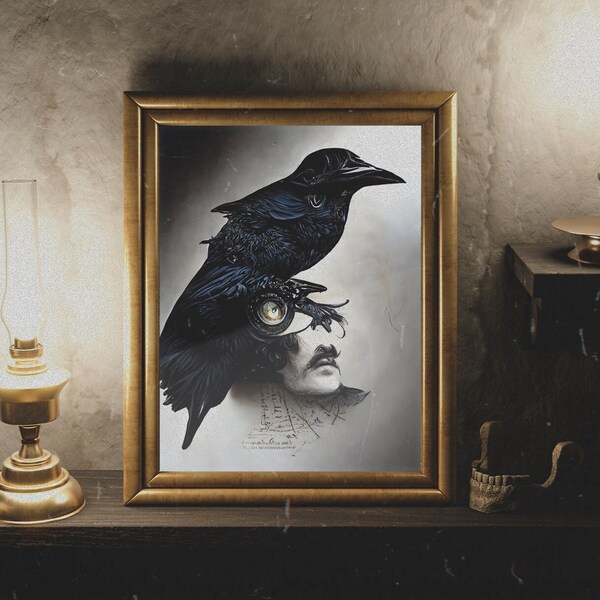 Edgar Allan Poe Art - Etsy