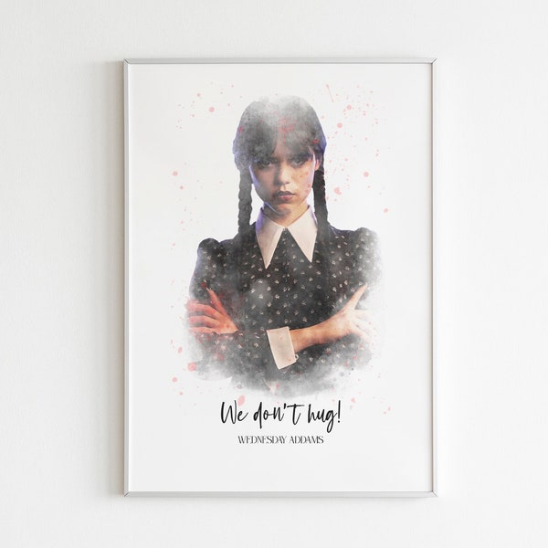 Wednesday Addams Posters - Etsy