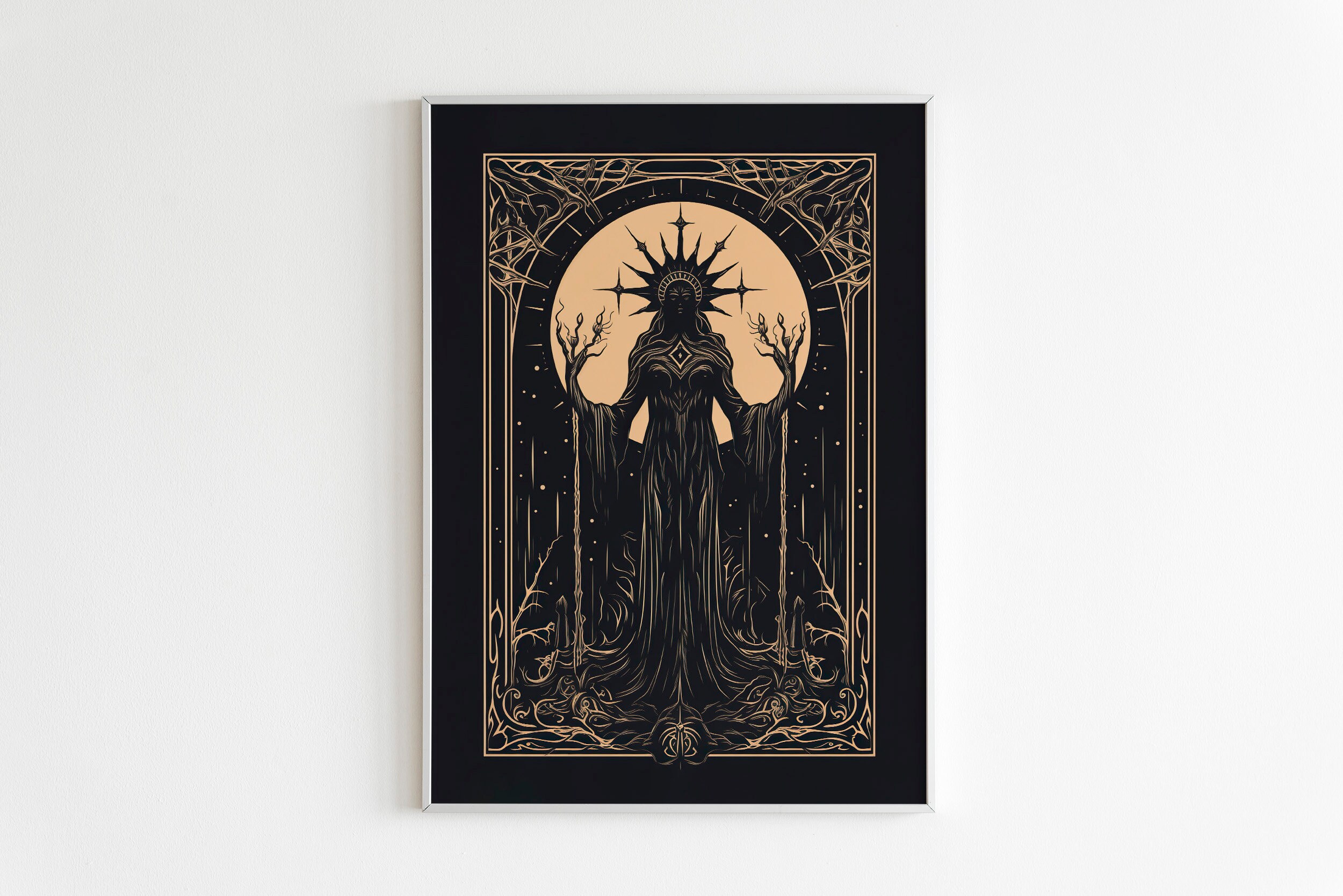 Hecate Goddess Poster Pagan Wall Art Dark Aesthetic Print - Etsy