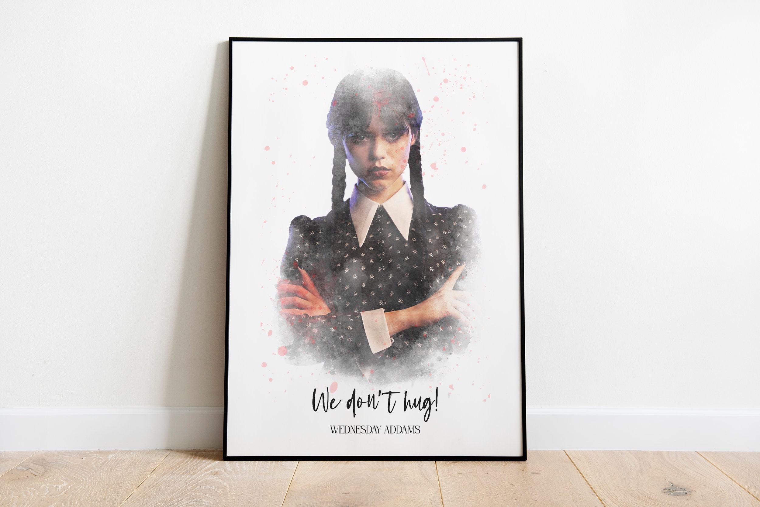 Wednesday Addams Print, Wednesday Addams Quote, Wednesday Addams Poster ...